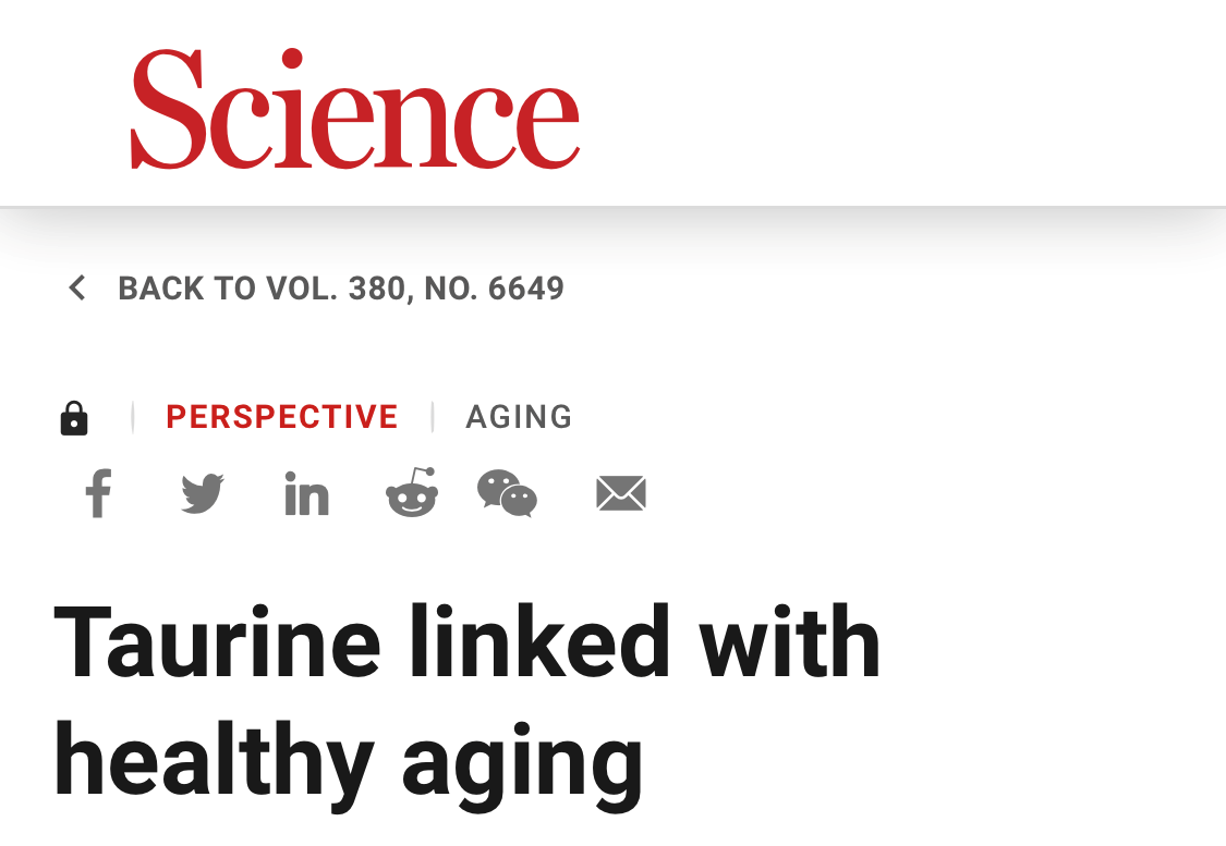 The Benefits of Taurine: Energy, Focus, Anti-Aging, and Performance ...